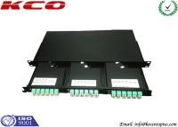 China MTP MPO Fiber Optic High-density Patch Panel 1U 72cores 96cores 144cores for sale