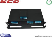 China Cassette 96 Cores Fiber Optic MPO MTP Patch Cord 1U 19