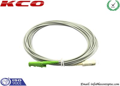 China Rodent-resistant E2000 to SC simplex armored fiber optic patch cables armoured patch cord jumper for sale