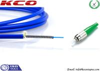 China SM FC to FC Armored Fiber Optic Patch Cord Simplex 12 Cores For FTTH LAN for sale