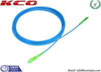 China Rodent-resistant SM cable SC/APC to LC/APC sinplex armored optical fiber patch cables armoured optical jumper for sale