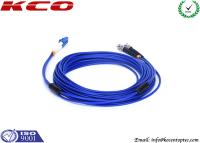 China SC LC FC ST DIN MU E2K Armored Single Mode Fiber Optic Patch Cables For Indoor FTTH for sale