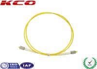 China D4 DIN MU E2K MTRJ Single mode Fiber Optic Patch Cord / SM MM Patch Cable for sale
