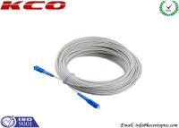 China FTTH  Drop Fiber Patch Cable SC To SC Flame Retardant Low Smoke Zero Halogen for sale
