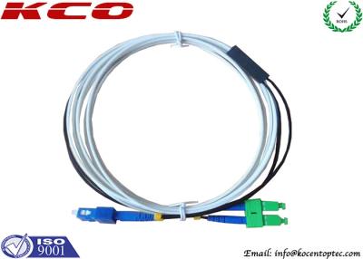 China FTTH Drop Cable Fiber Optic Patch Cord SC / UPC-SC / APC Single Mode Duplex Sm Dx Patch Cord for sale