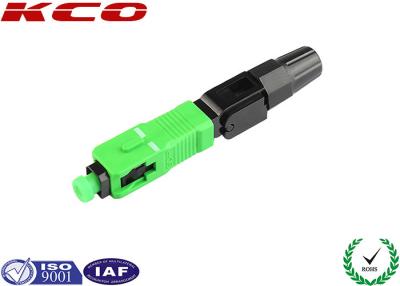 China Indoor Cable Fiber Optic Fast Connector SC APC FTTH Type Field Installable for sale