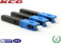 China CATV FTTH SC PC Fiber Optic Fast Connector , Quick Assembly Connector for sale
