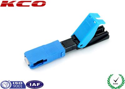 China SC Fiber Optic Fast Connector Field Assembly Single Mode Pre Polished for sale