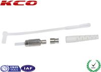 China DIN Fiber Optic Connectors Housing / DIN UPC Optical Fiber Connector Set for sale