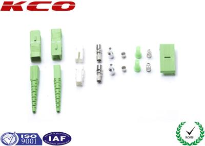 China Duplex SC Connector Housing Set / Optical Fibre Cable Un-assembled Connectors Housing for sale