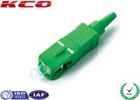 China SM SC / APC Simplex Fiber Optic Connectors Housing Set 0.2dB Low Insertion Loss with RoHS for sale