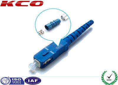 China Plastic Optical SC UPC Fiber Connector 0.2dB low insertion loss with ISO9001 for sale