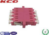 China OM3 LC Fiber Optic Adapter 4 Ways Single Mode IEC Standards Customized for sale