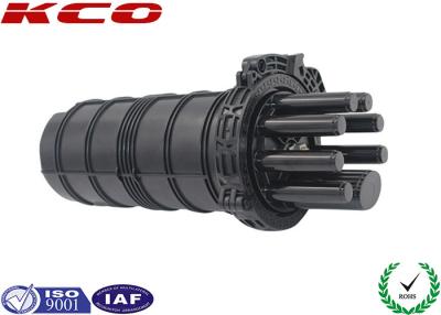 China Mini Size Dome Type 12 24 48 Cores Splice Closure Fiber Optic 1 In 7 Out Cable Ports Pipeline for sale