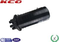 China Big Fibre Optic Splice Enclosure , Fibre Optic Splice Box 24 48 72 96 Cores Vertical 3 in 3 out for sale