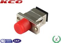 China Hybrid Duplex Fiber Optic Adapter SC to FC / FC to SC Metal Low Insertion Loss for sale