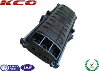 China PC Material 96 Cores 3 in 3 out Fiber Optic Splice Closure Horizontal Fiber Optic Joint Closure 390x210x120mm for sale
