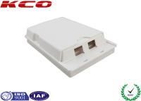 China 2 Cores Fiber Optic Terminal Box , ODF Termination Box , Face Plate for sale