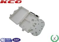 China Wall Mount Fiber Optic Outdoor Terminal Box 4 Cores Enclosures for Cables for sale