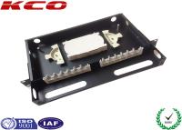 China 1U 19inch Standard Fiber Optic Rack Mount Patch Panels For Fiber Optic Distribution Frame for sale