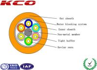 China Tight Buffer Breakout Fiber Optic Cable GJFPV , Duplex Zip Cord Fiber Optic Cable for sale