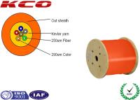 China 12 Core Distribution Loose Tube Fibre Optic Cable Indoor Single Fiber Armored for sale