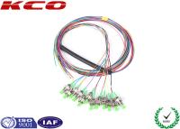 China FC APC Mono Mode Fiber Optic Pigtail Cables 0.9mm 1.5m LSZH Cover for sale