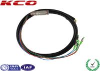 China IP67 Waterproof Fiber Optic Pigtail Single Mode 2fo 4fo 6fo 8fo PE Sheath for sale