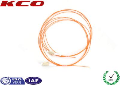 China Multimode 50/125 Fiber Optical Pigtail LC Connector Simplex Pigtail for sale