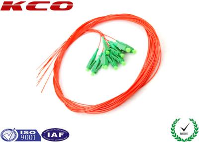 China 12 fibers MM LC Pigtail Fiber Optic , Optical Fiber Pigtail Multimode Local Area Network for sale