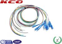 China SC UPC APC 12 colors PVC Fiber Optic Pigtail Single Mode FTTH Fiber to The Home SC Type for sale