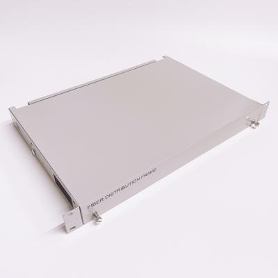 China Kocent 1U 19'' Rack Mountable Fiber Optic Patch Panel with 24 cores SC and 48 cores LC Dustproof Terminal Box for sale