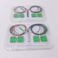 China Mini Tube 1x16 PLC Splitter with G657A1 G652D Fiber for 1260-1650nm PON and CATV Networks for sale