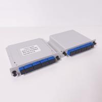 China Single Mode SM G657A 1x8 PLC Fiber Optic Splitter with Low Insertion Loss and Good Channel Uniformity for FTTX Deployment for sale