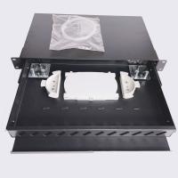 China 1U 12 Ports 19 Inch SC Duplex Fiber Optic Patch Panel with Customized Logo and OEM ODM Service in Cold-Roll Steel for sale