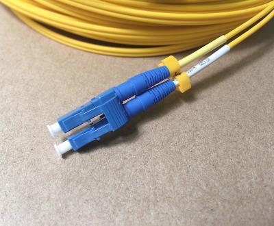 China Single Mode SM G657A1 Fiber Optic Patch Cord with 2.0mm Diameter and 1310/1550nm Wavelength for sale