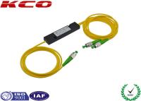 China FC / APC Single Mode 1310/1550nm Dual Windows Fiber Optic 1*2 Fused Coupler for sale