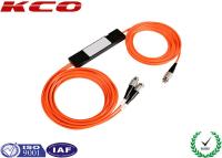 China LC SC FC Multimode Fused 1x2 Fiber Optic Splitter MM FBT Coupler for sale