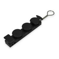 China FTTH Accessories Cable S Clamp Fixed Drop Wire Open Clamp For Outdoor Drop Cable for sale