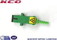 China Automatic Dusty Cap SC/APC Fiber Optic Adapter with 0.2dB Insertion Loss and 55dB Return Loss for sale