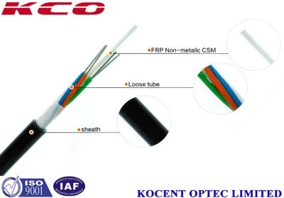 China G657A1 Direct Burial Non Metallic Optical Fiber Cable GYFTY Cable for Outdoor FTTH Networks for sale