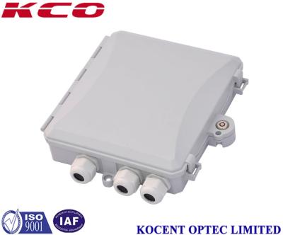 China GPON Fiber Optic Terminal Box , 1*8 Splitter Box 8 Ports Water - proofing for sale