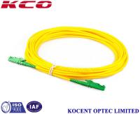 China RoHs E2K Fiber Optic Patch Cord , Single Mode Fiber Jumpers 1m 2m 3m 5m 10m 20m 30m for sale