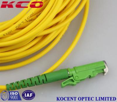 China SM 9/125 E2K Fiber Optic Patch Cord , E2K Optical Fiber Jumper 10m 20m 50m 100m for sale