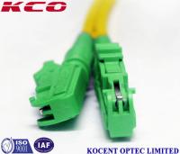 China G657A Simplex E2K Fiber Optic Patch Cables Single Mode 3.0mm 10m 20m 30m LZSH PVC for sale