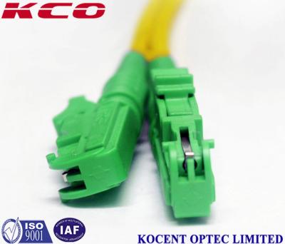 China G657A Simplex E2K Fiber Optic Patch Cables Single Mode 3.0mm 10m 20m 30m LZSH PVC for sale