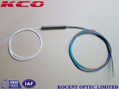 China Lszh Cover 1x4 2x4 G652D Fiber Optic Splitter With 0.3m Cable Length for sale