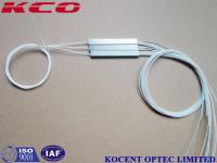 China LSZH Cover 1x4 2x4 Fiber Optic Splitter PLC Splitter with 0.3m Cable Length for sale