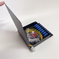 China 8 Cores SC UPC Indoor Wall Mount Optical Fiber Patch Panel Distribution Terminal Box for sale
