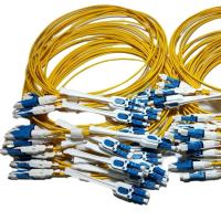 China CS SN Connector Uniboot LC Double Density SM MM OM3 OM4 1.6mm 2.0mm 2cores 4 Core 1m 5m Fiber Optic Patch Cord for sale